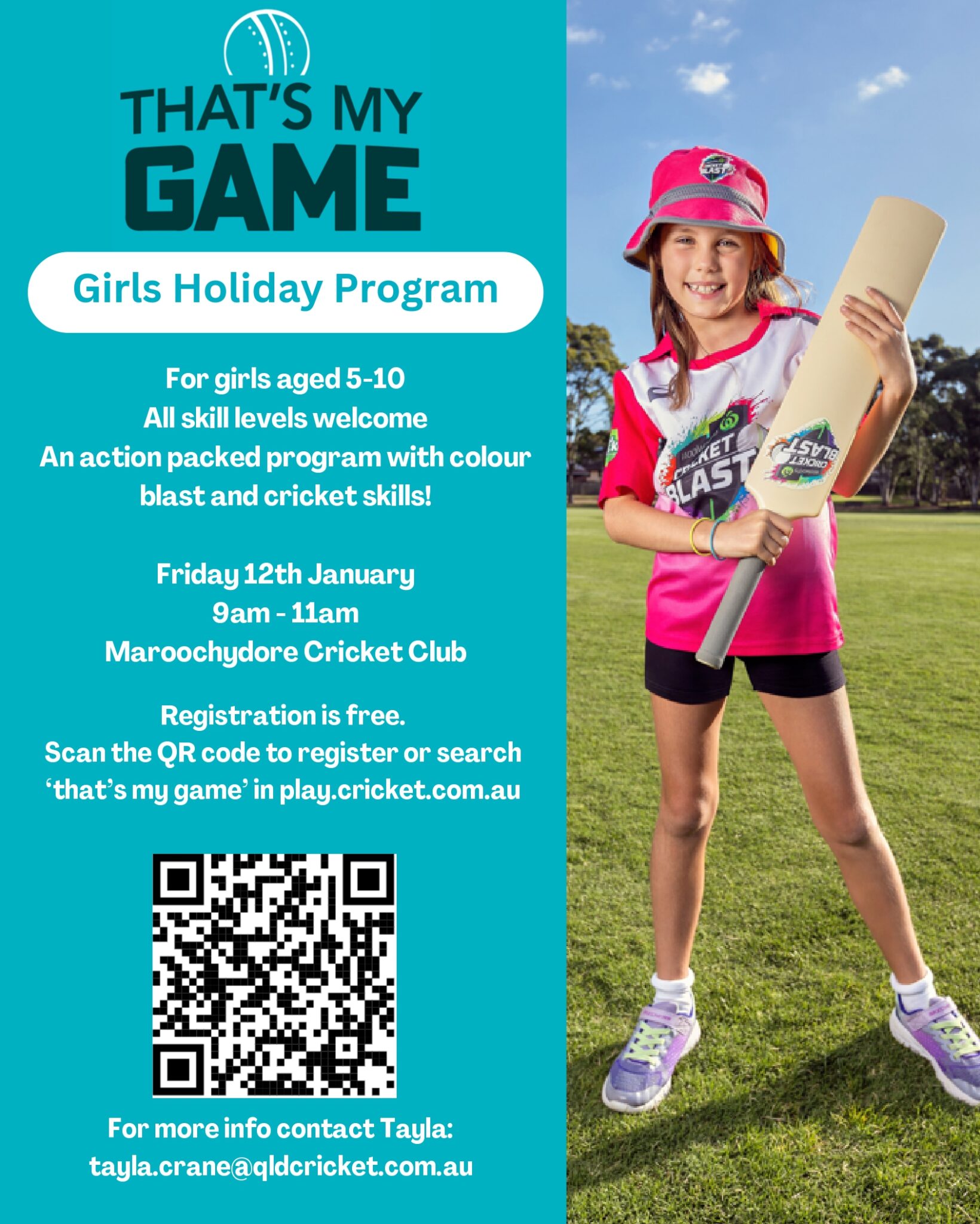Cricket Blast Holiday Programs 2024 - Coolum Cricket Club